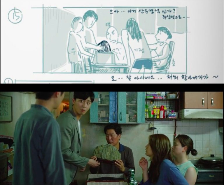 Storyboard de Parasite se convertirá en una novela gráfica y saldrá a ...