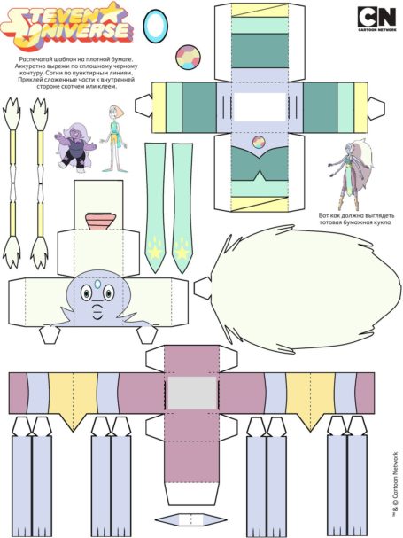 Descargar plantillas de papercraft de tu series animadas favoritas